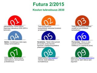 Futura 02/2015: Koulun tulevaisuus 2030 | PPTX