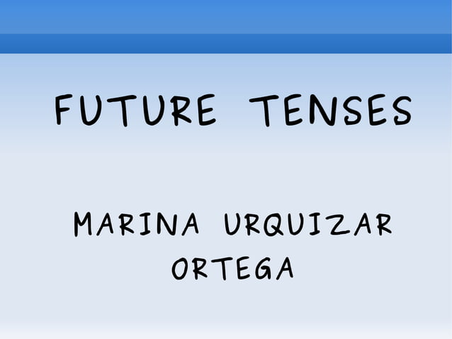 Future Tenses | ODP