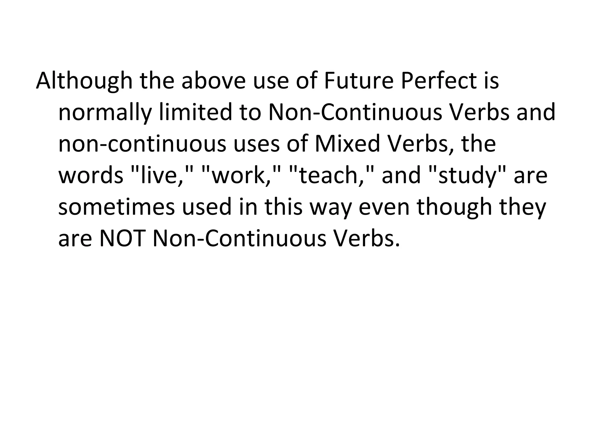 Future perfect tense | PPT