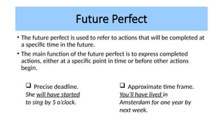 THE FUTURE TENSES - FUTURE PERFECT AND CONTINUOUS | PPTX