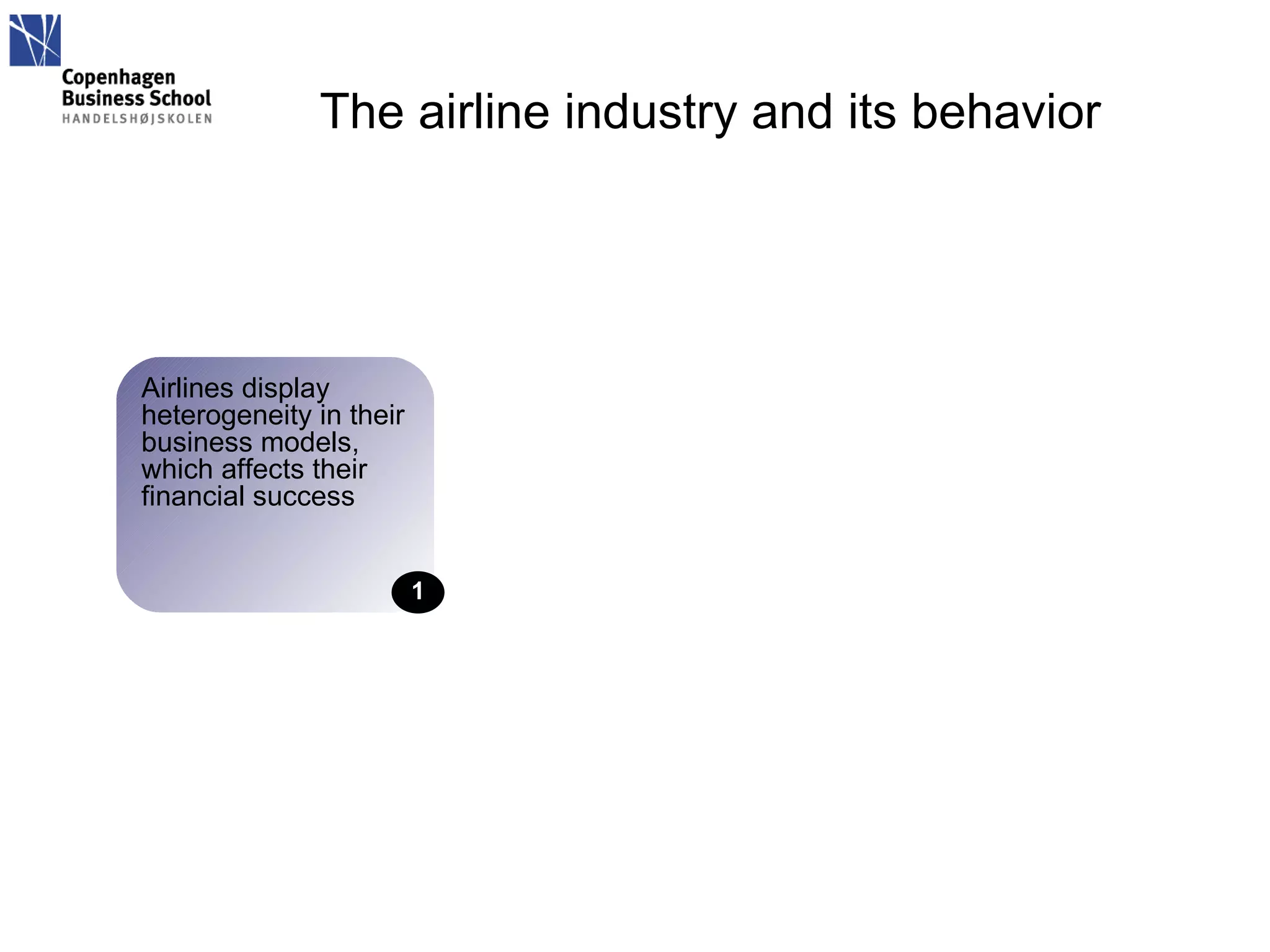 Future Airline Business Models | PPT