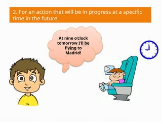 Learn future continuous tense by using these slides | PPTX