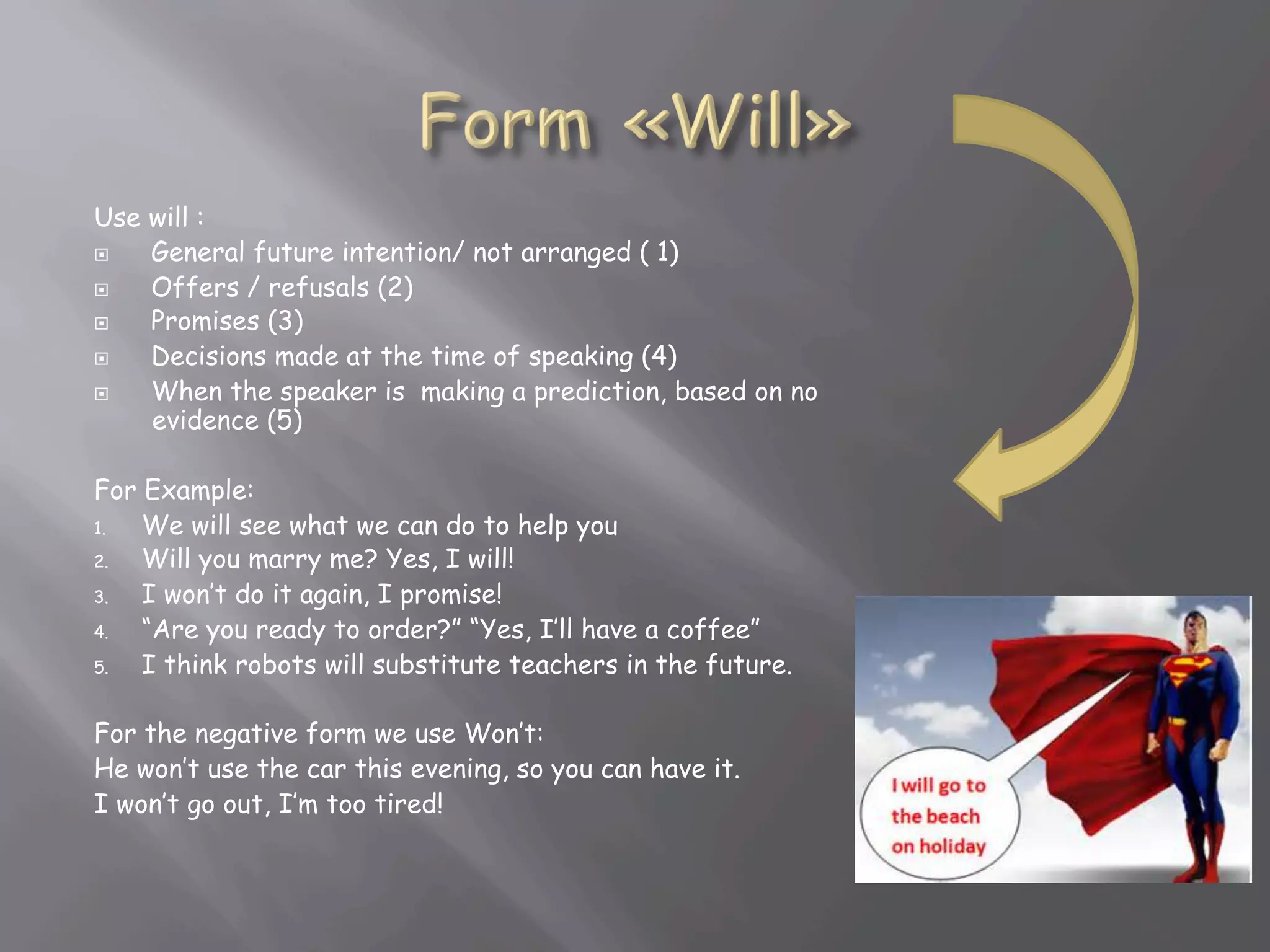 Future forms in English | PPT