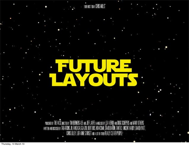 Future layouts | PPT