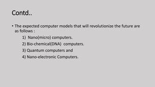 Future-of-computers | PPTX | Physics | Science