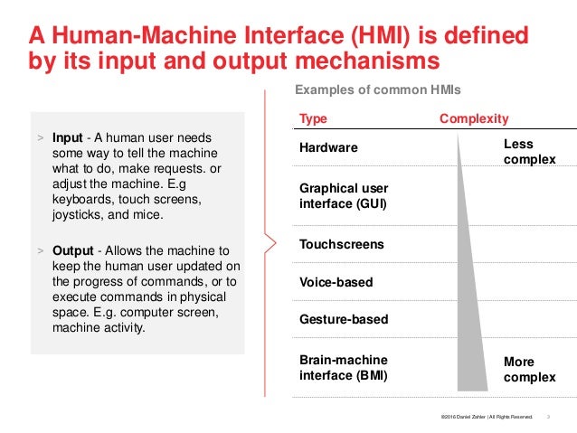 The Future of Human Machine Interfaces (HMI)
