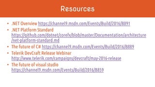 The future of .NET lightning talk | PPTX