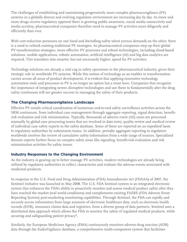 The Future of Pharmacovigilance | PDF