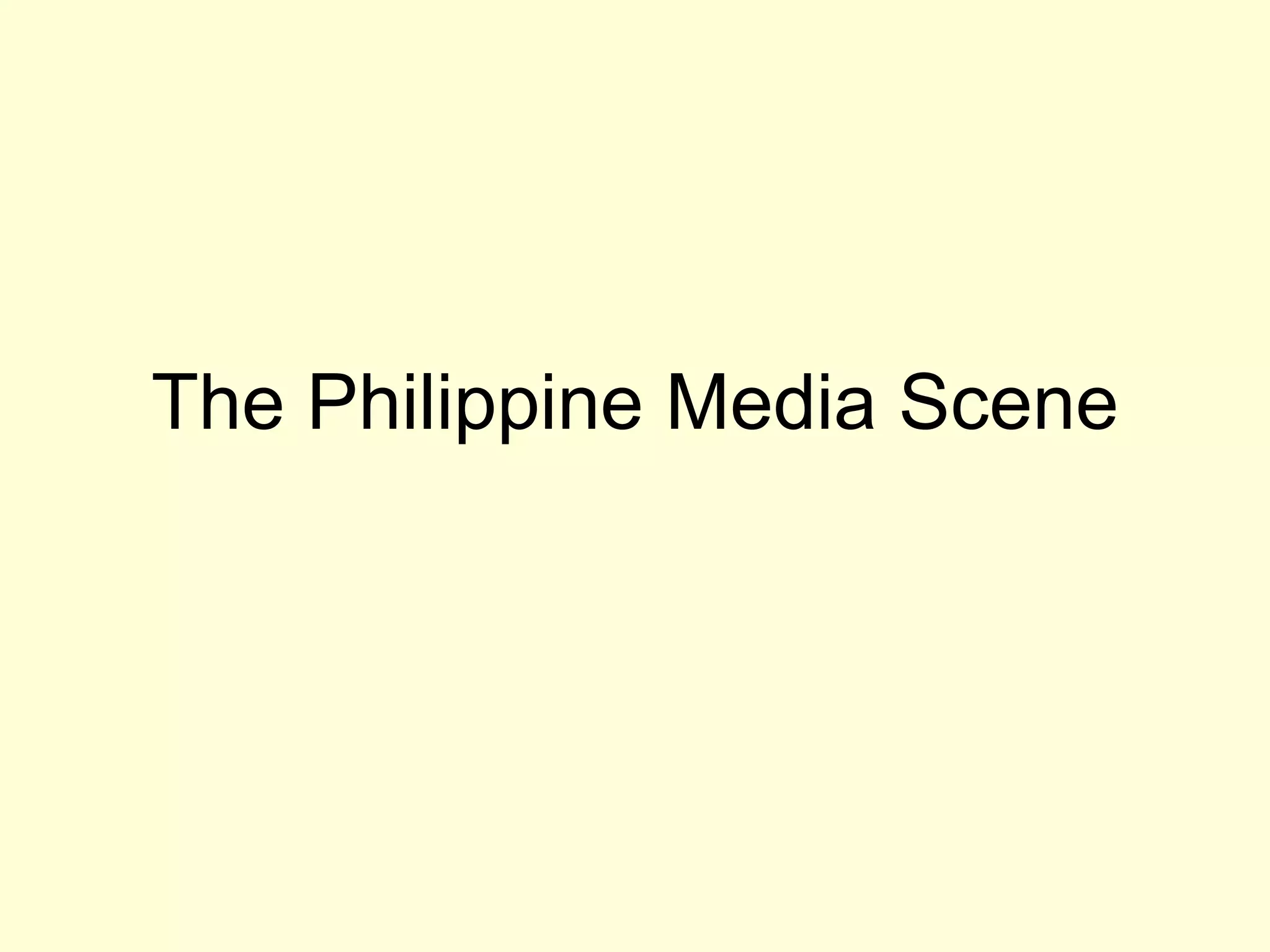 Future of Philippine Media | PPT