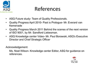 Future of-quality asq 042011-govind | PDF