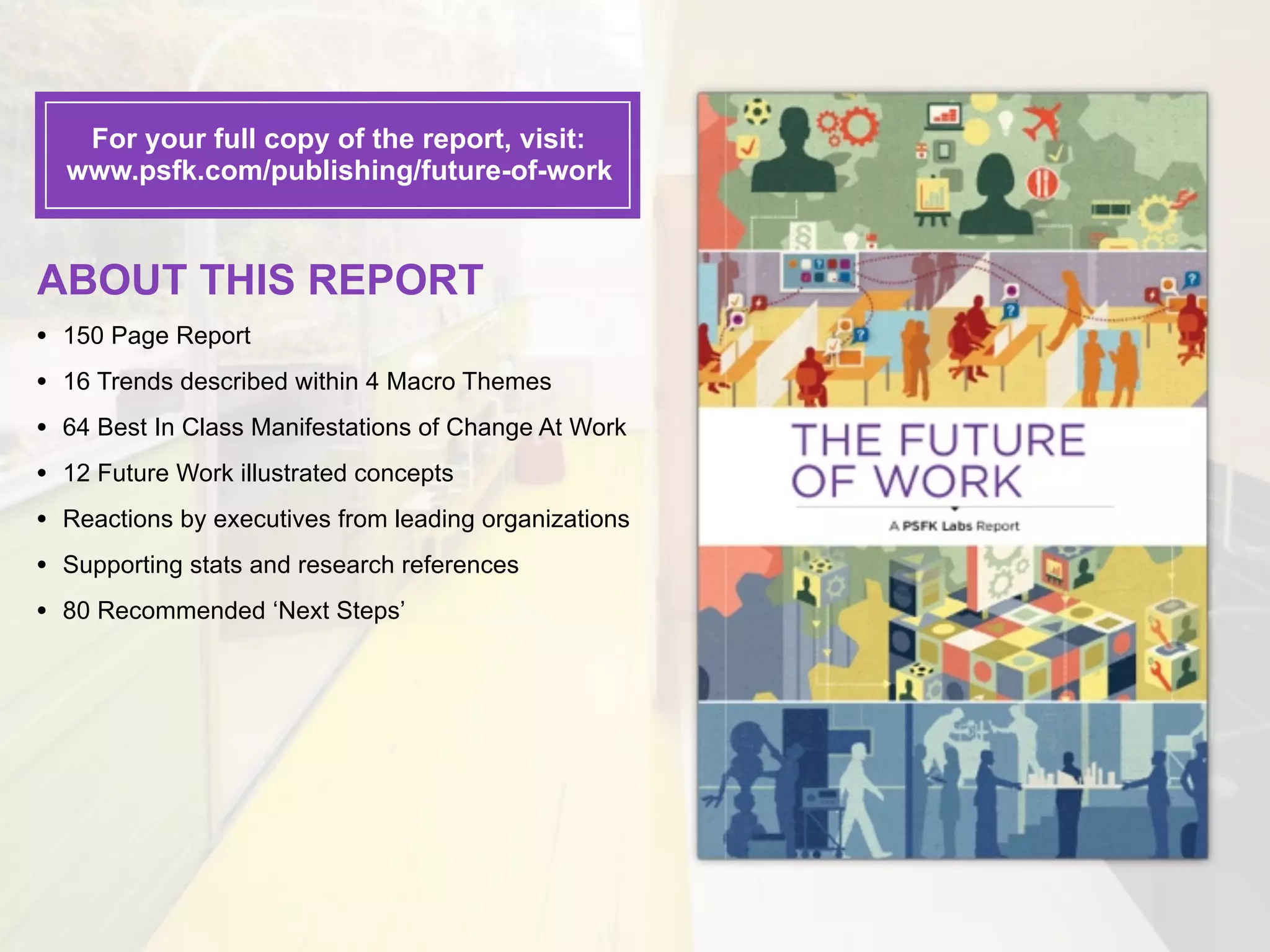 PSFK Future of Work Report 2013 | PDF