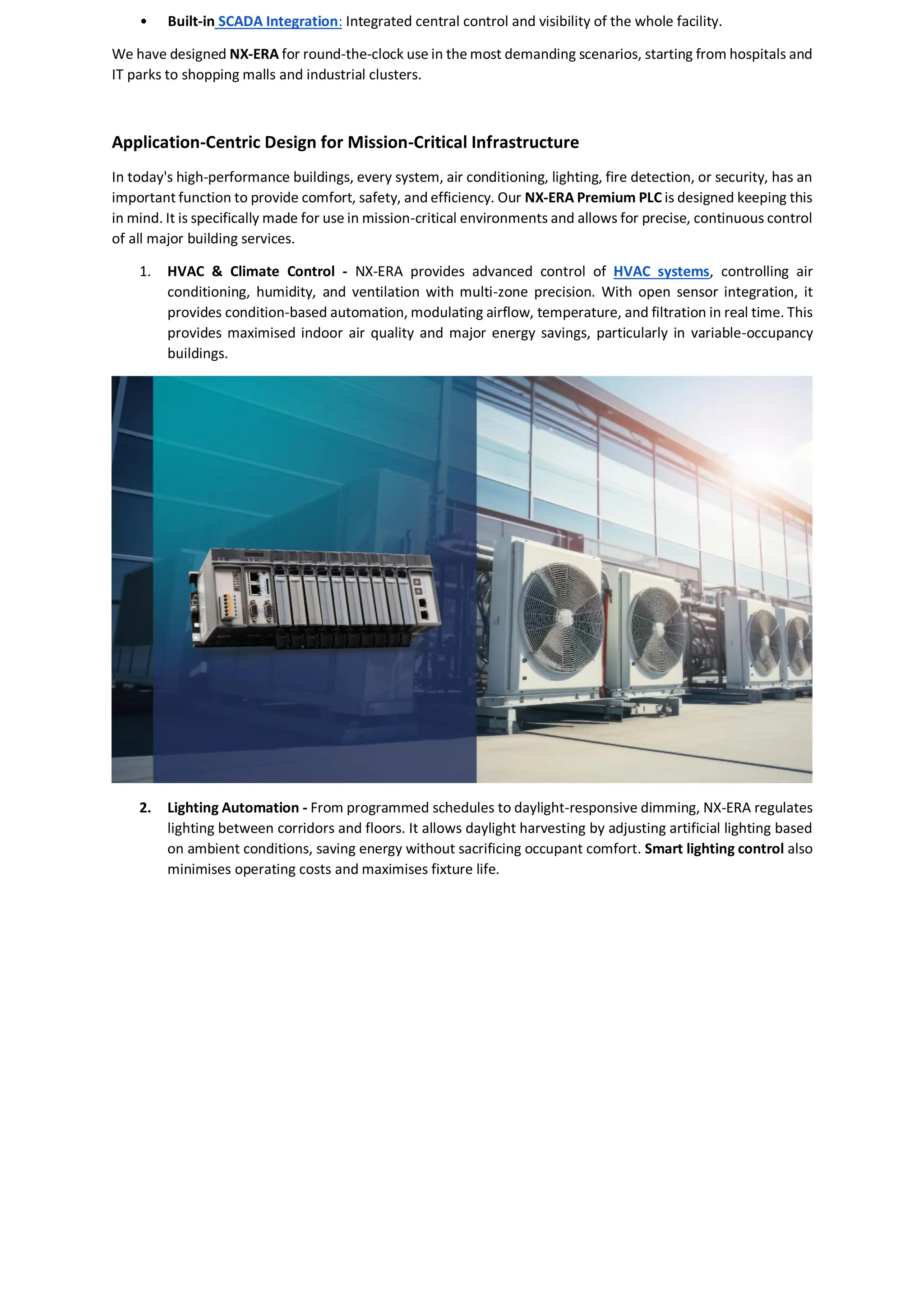 Future-Proof Building Operations with NX-ERA Premium PLC Redundant ...