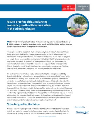 Future proofing cities | PDF