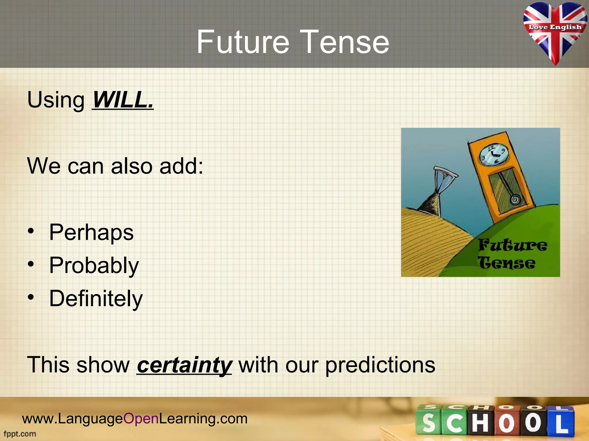 English Grammar - Future Tense | PPT