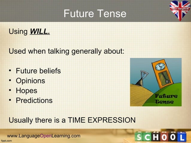 English Grammar - Future Tense | PPT