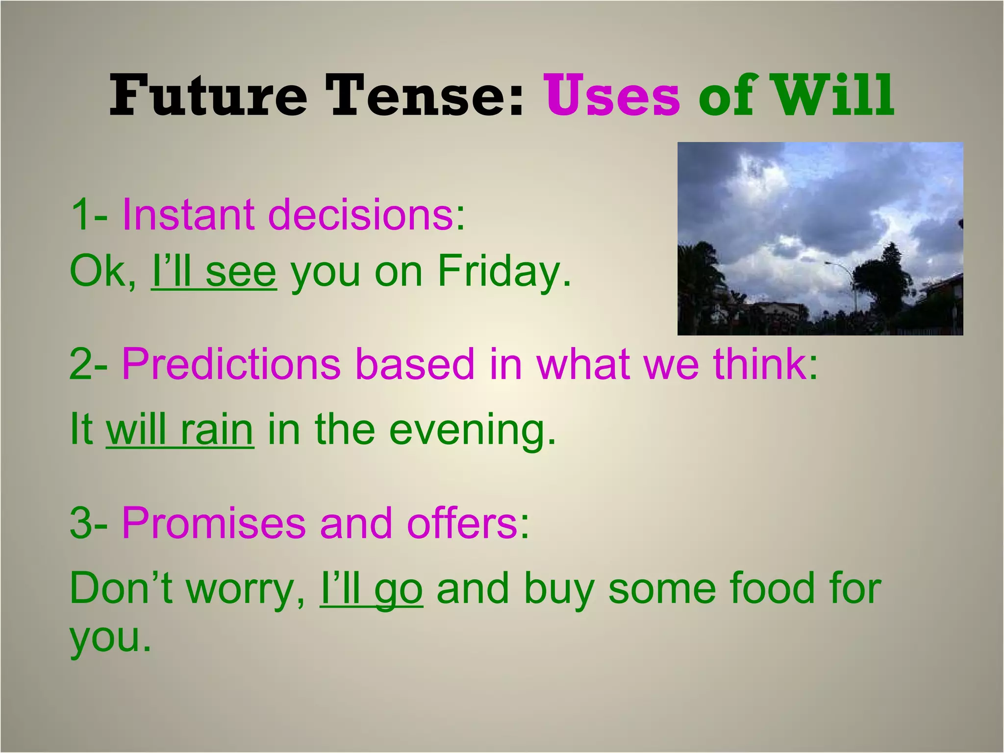 Future tenses | PPT