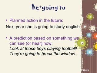 Using future tenses | PPT