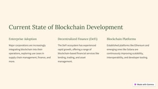 Future Trends in Blockchain Development. | PDF