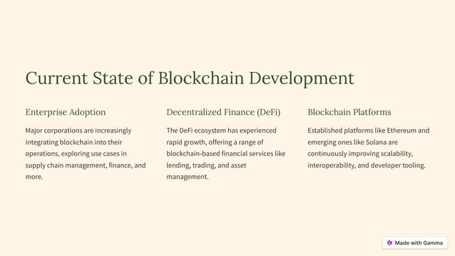 Future Trends in Blockchain Development. | PDF