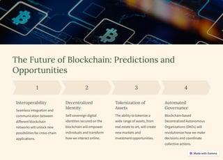 Future Trends in Blockchain Development. | PDF