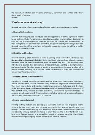 Future and Scope of Network Marketing in India 2023 | PDF