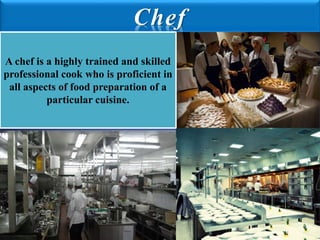 Hotel Management Career । Food & Beverage Production Culinary | PPTX ...