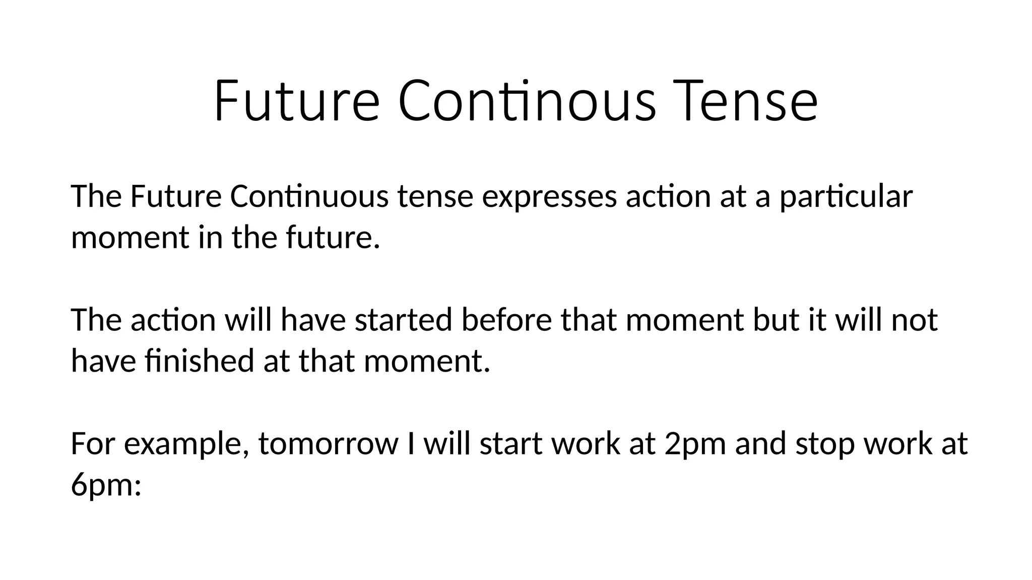 Future Continous Tense to learn english translation | PPTX
