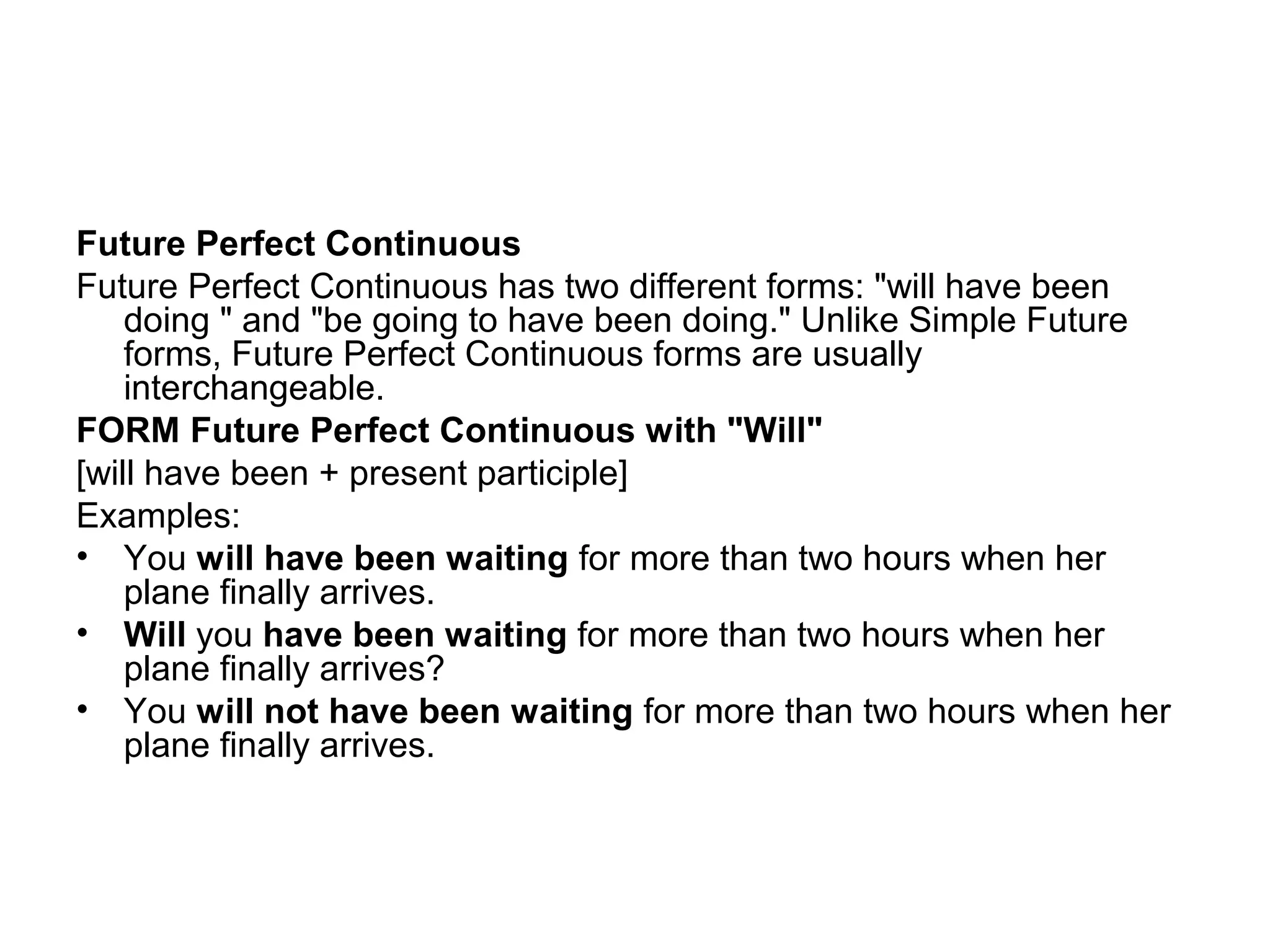 Future continuous | PPT