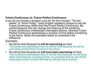 Future continuous | PPT