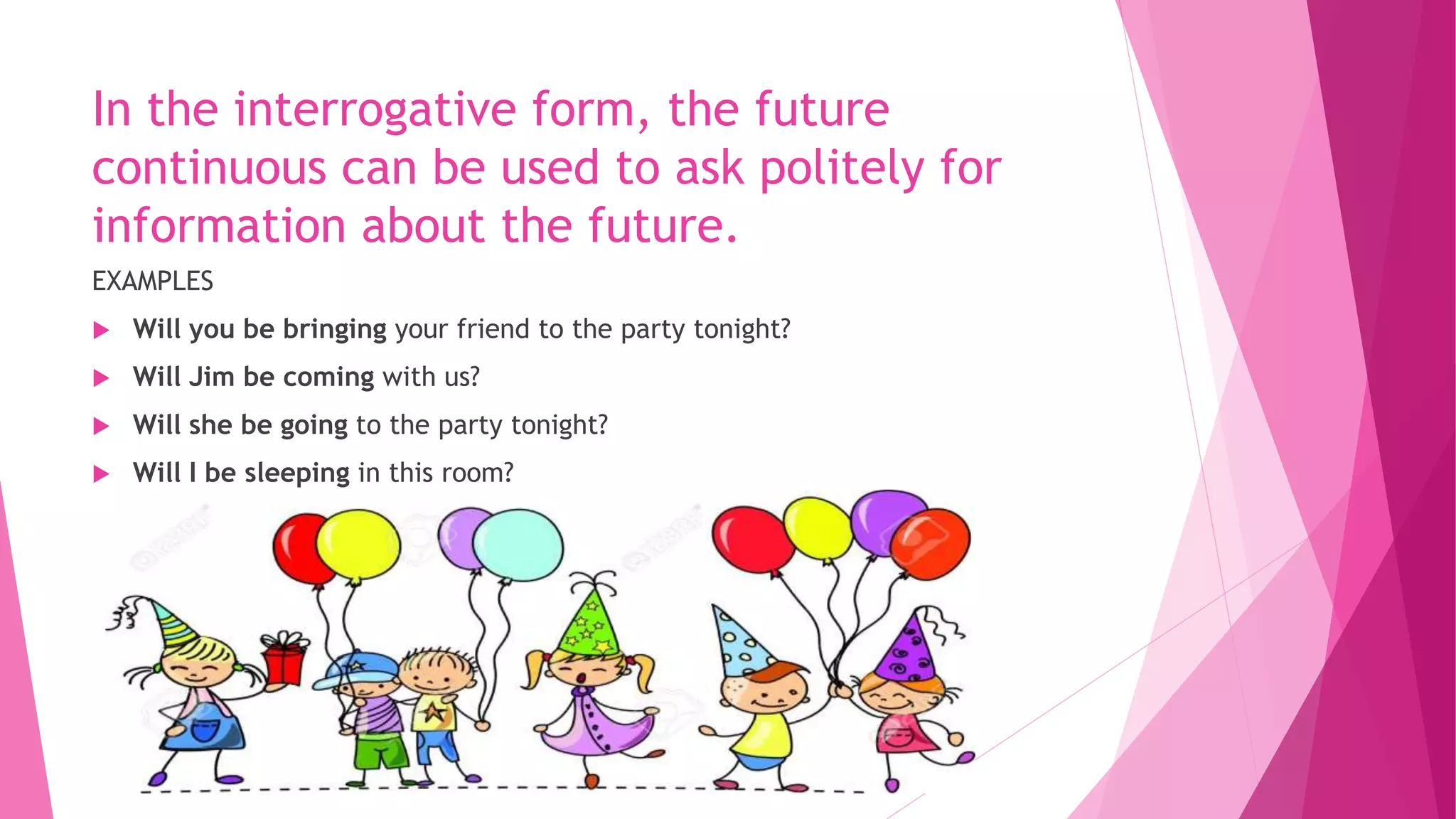 Future continuous tenses | PPTX