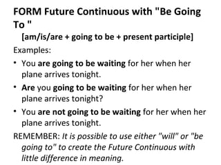 Future continuous tense | PPT