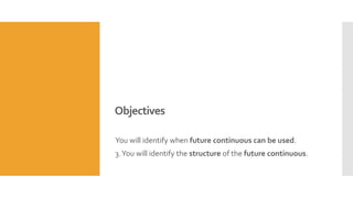 FUTURE CONTINOUOS TENSE | PPT