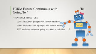 future continuous tense new -170530170343.pptx | Programming Languages | Computing