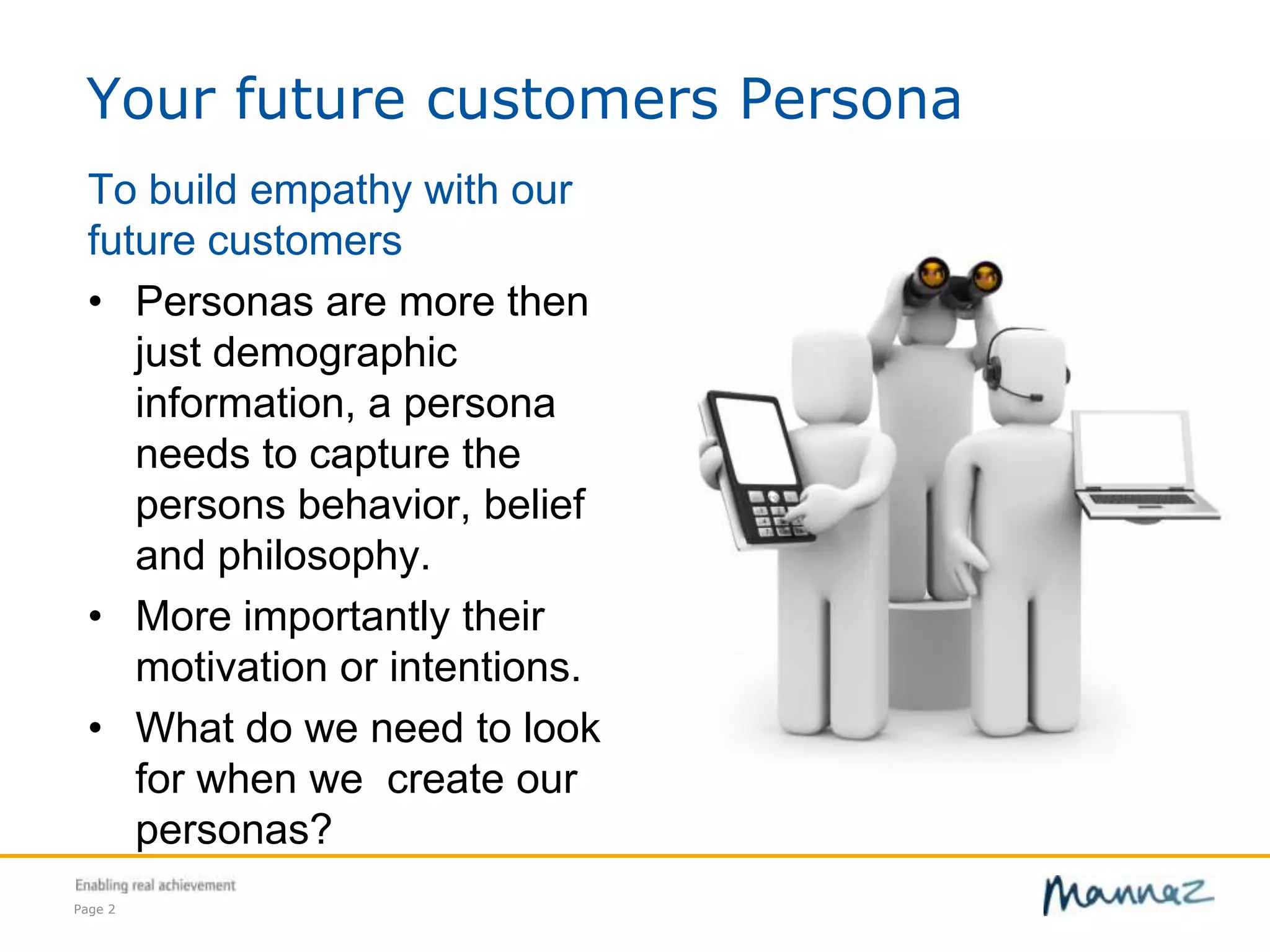 Future customer persona | PPT