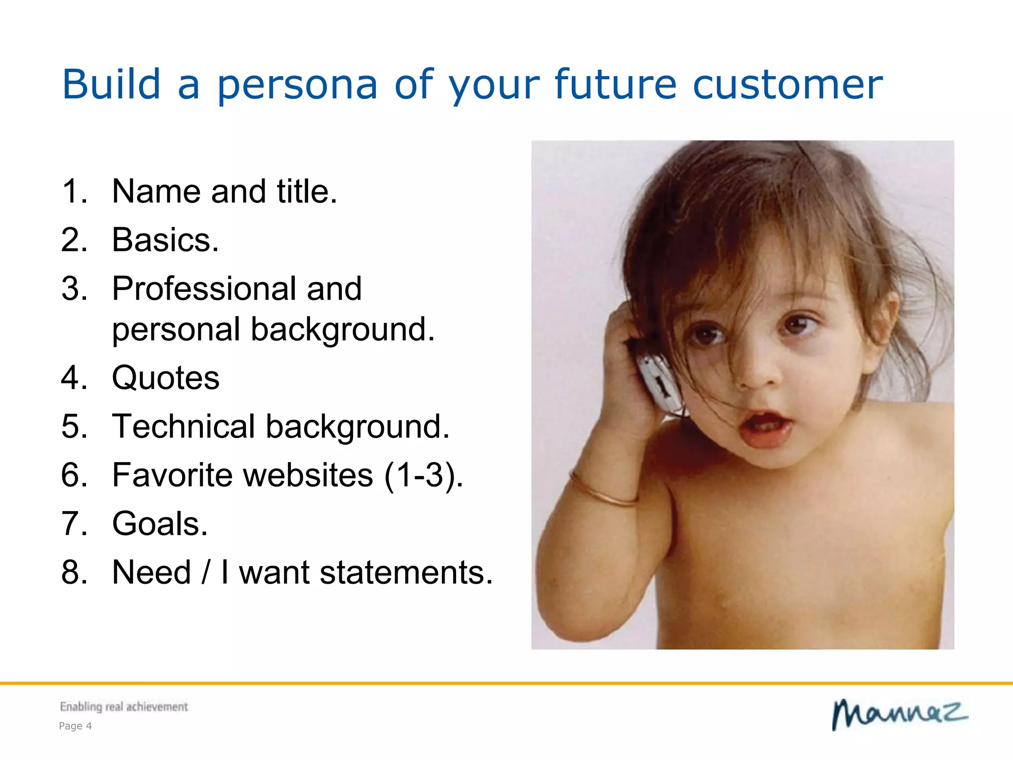 Future customer persona | PPT