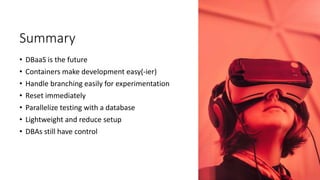 The Future of Database Development | PPT