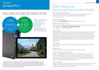 Future Decoded 2014 Show Guide | PDF