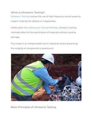 Future Direction of Ultrasonic Inspection | PDF | Medical Tests ...