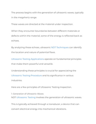 Future Direction of Ultrasonic Inspection | PDF | Medical Tests ...