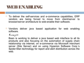 Future directives in erp, erp and internet, critical success and ...