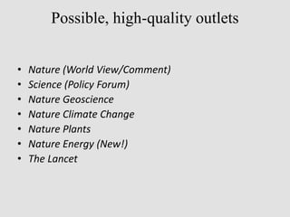 Writing scientific commentaries | PPT