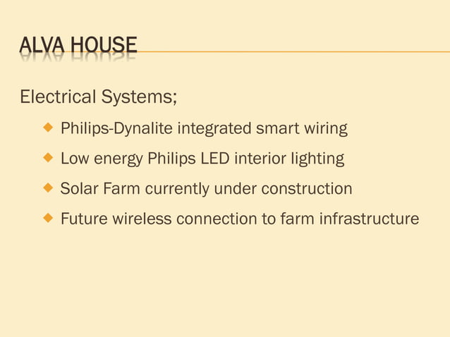 Future farm ALVA house | PPT