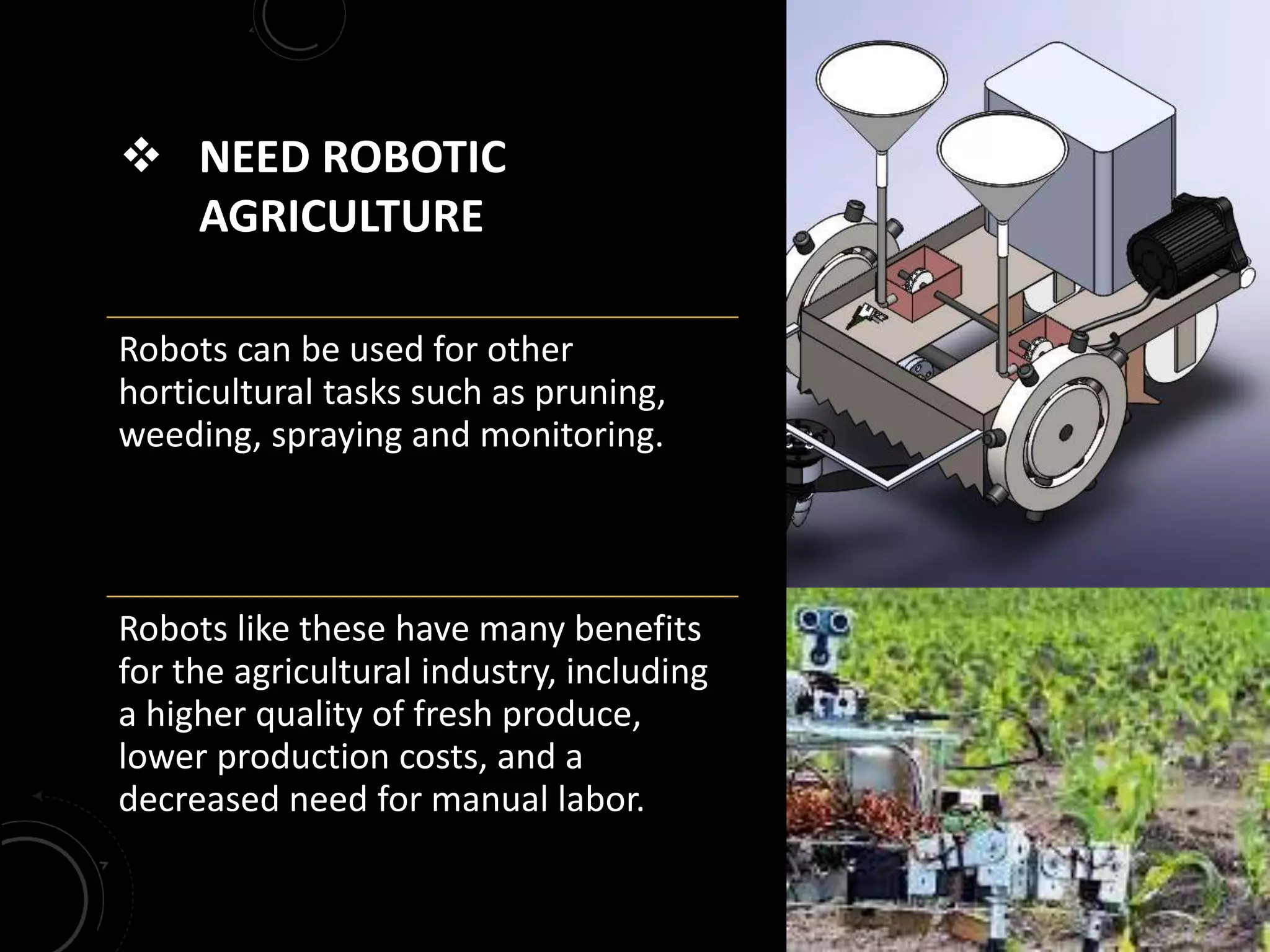 AGRICULTURAL ROBOT FOR FUTURE FARMING | PPTX