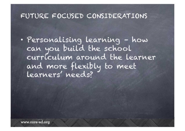 Future focused education - what does it look like?