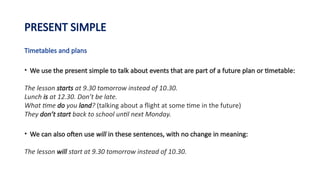 Future forms - will vs be going to - Uses | PPTX
