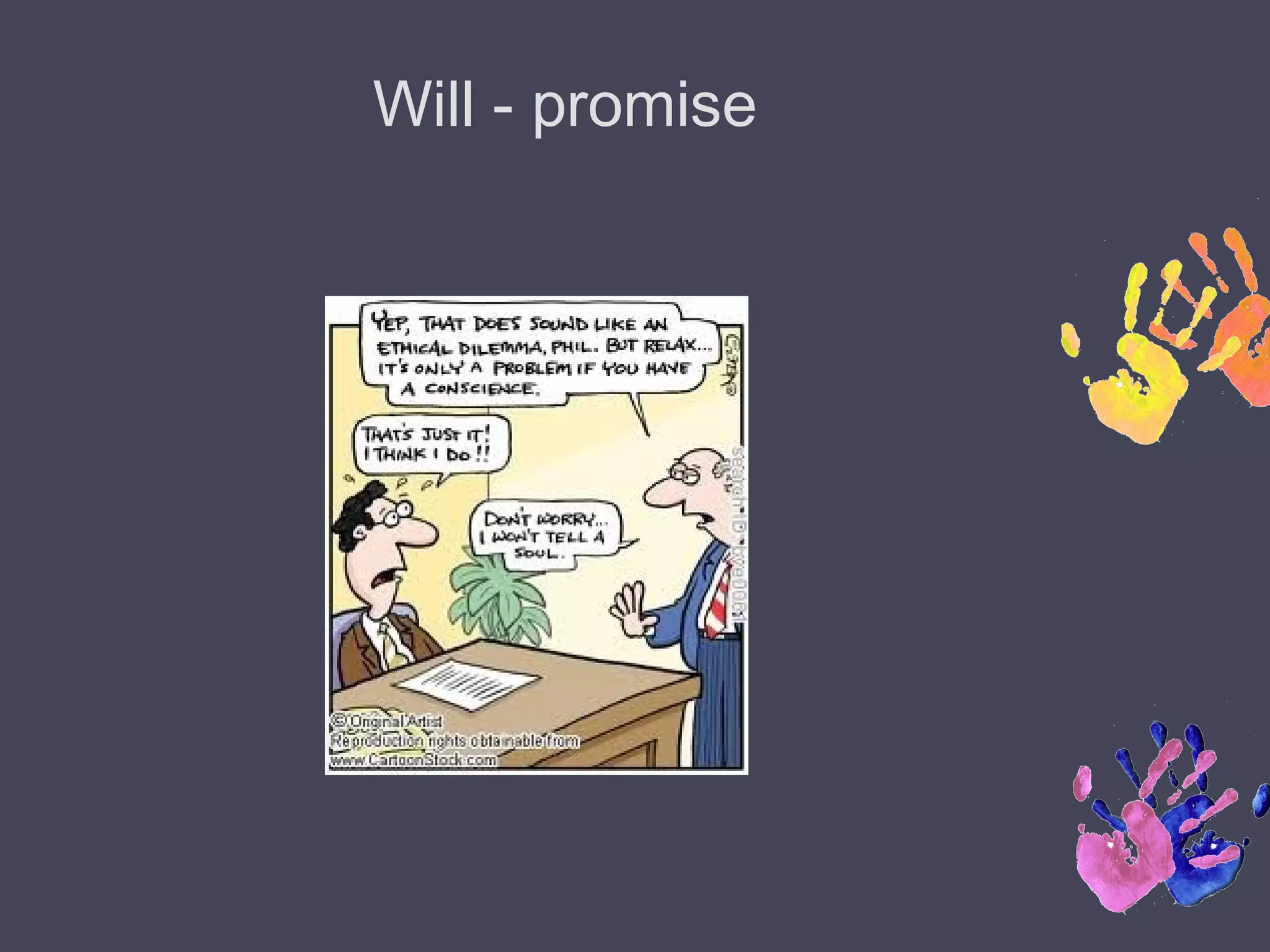 Future forms in cartoons | PPT