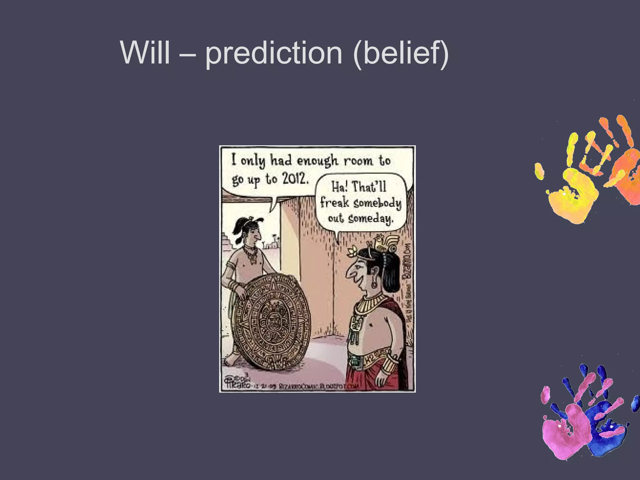 Future forms in cartoons | PPT