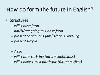 Future forms situational presentation | PPT
