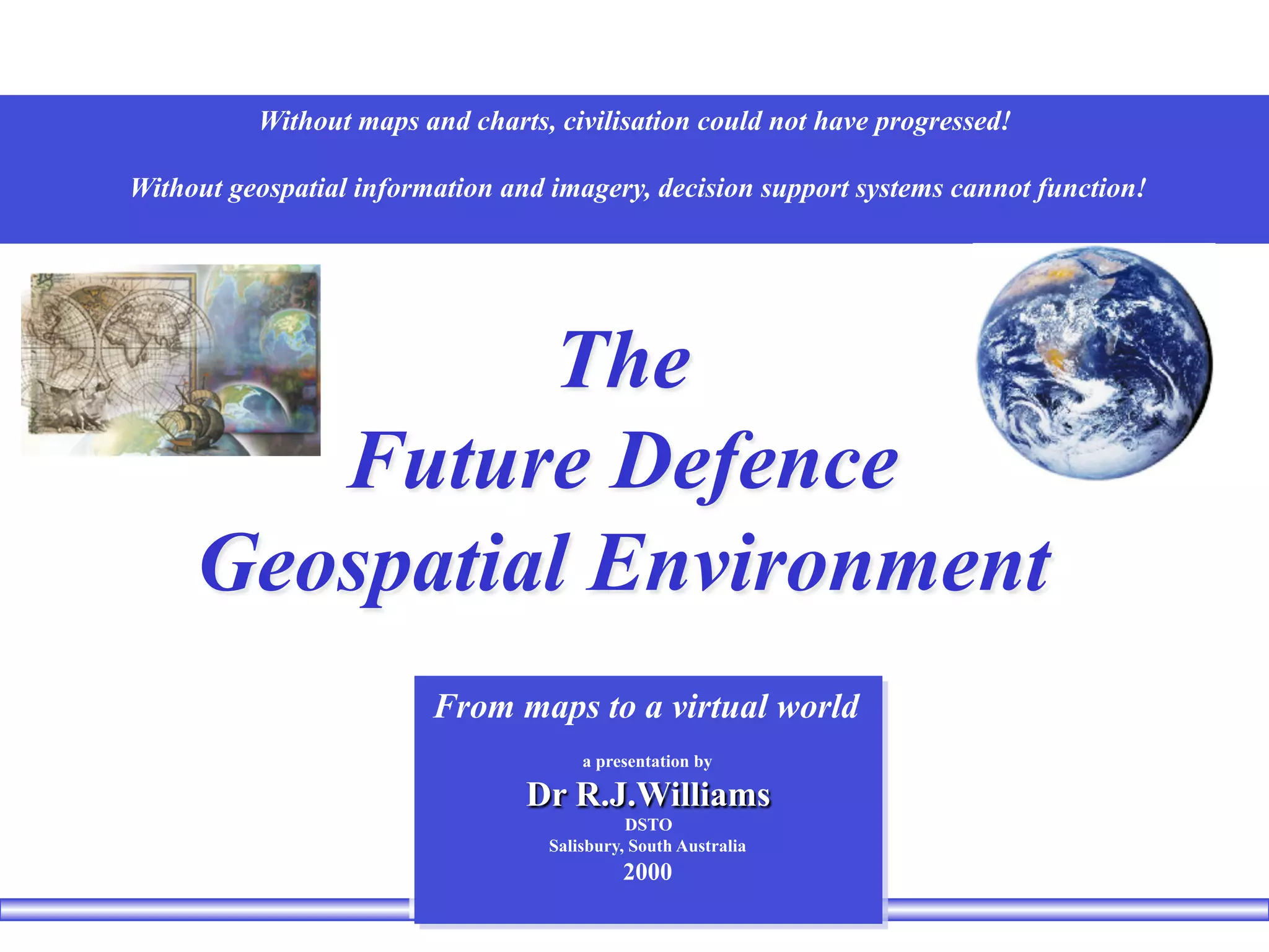 Future Defence Geospatial Environment 2020 | PPT