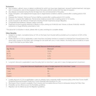 Future Health Suraksha From Future Generali | PDF